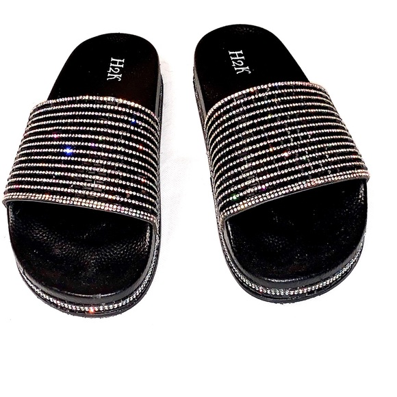Shoes | Rhinestone Slides | Poshmark
